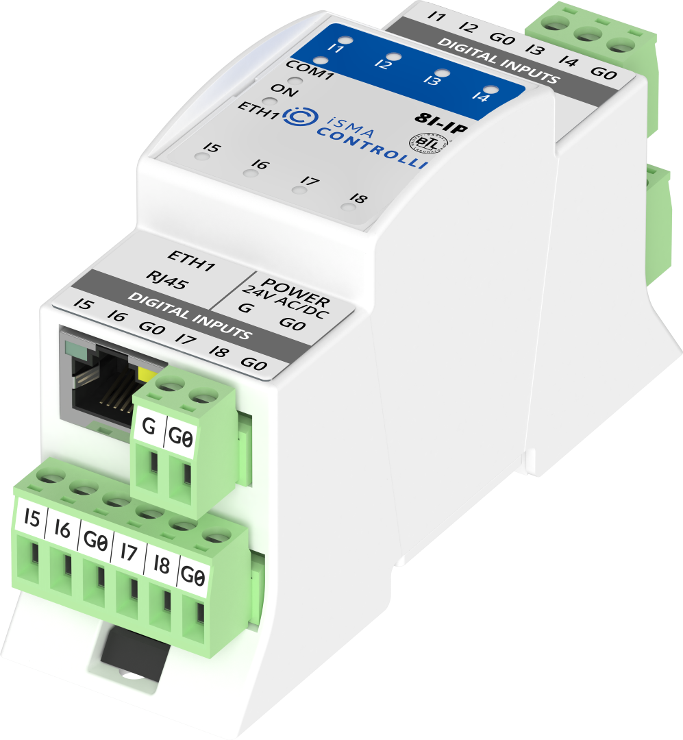 iSMA-B-8I-IP MINI-IP MINI-IP IO mit 8DI | alvasys automation ag